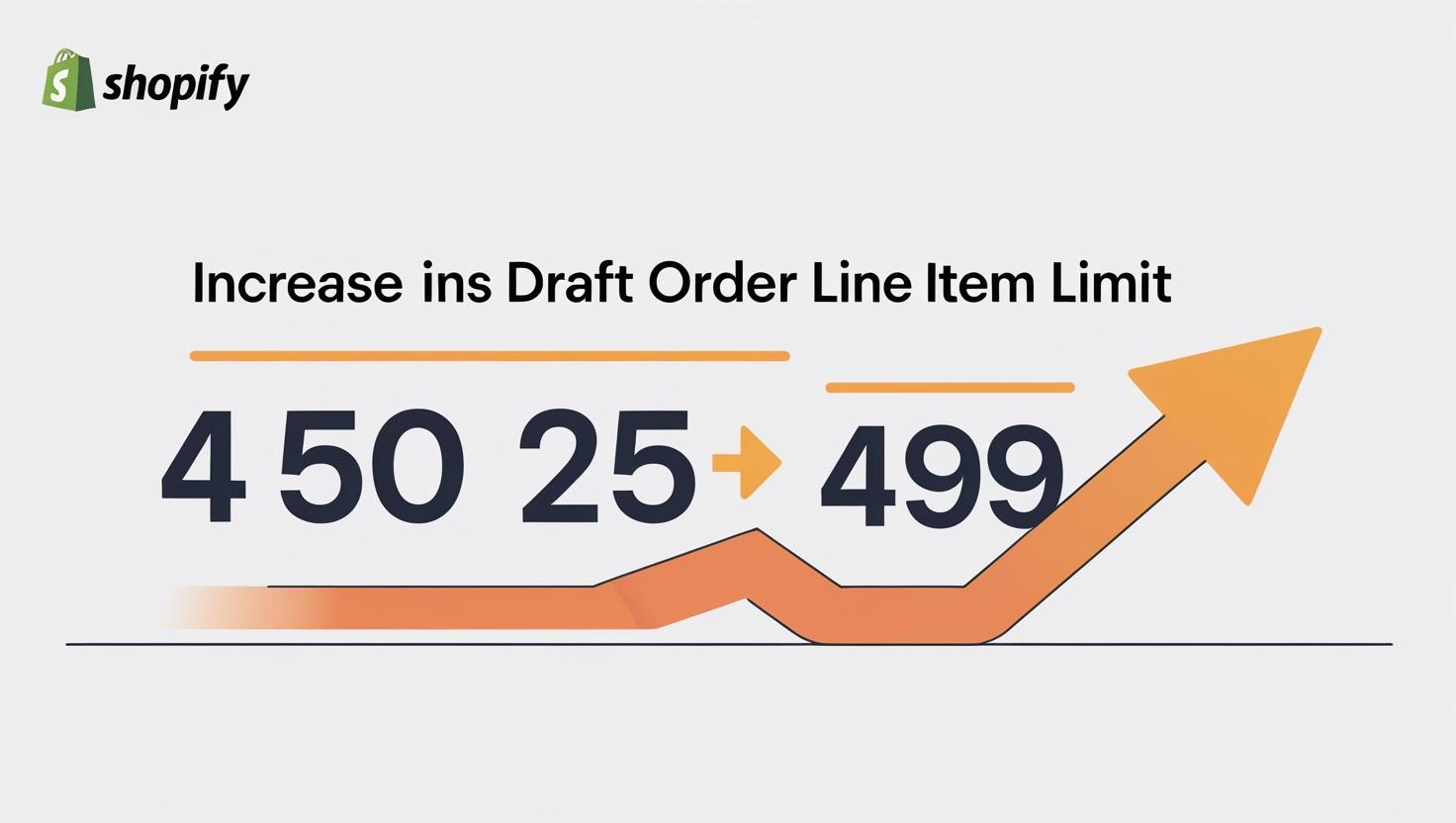 Increase draft order line item limit from 250 to 499 – EcomSpiders